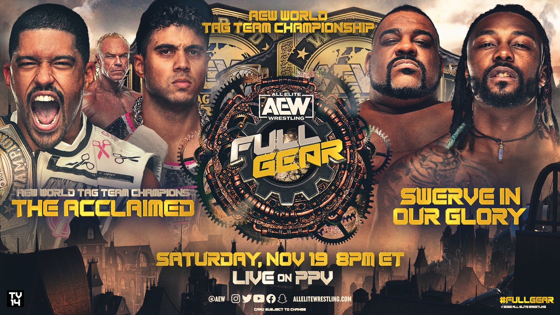 Card completo: AEW Full Gear 2022 | WrestleBR