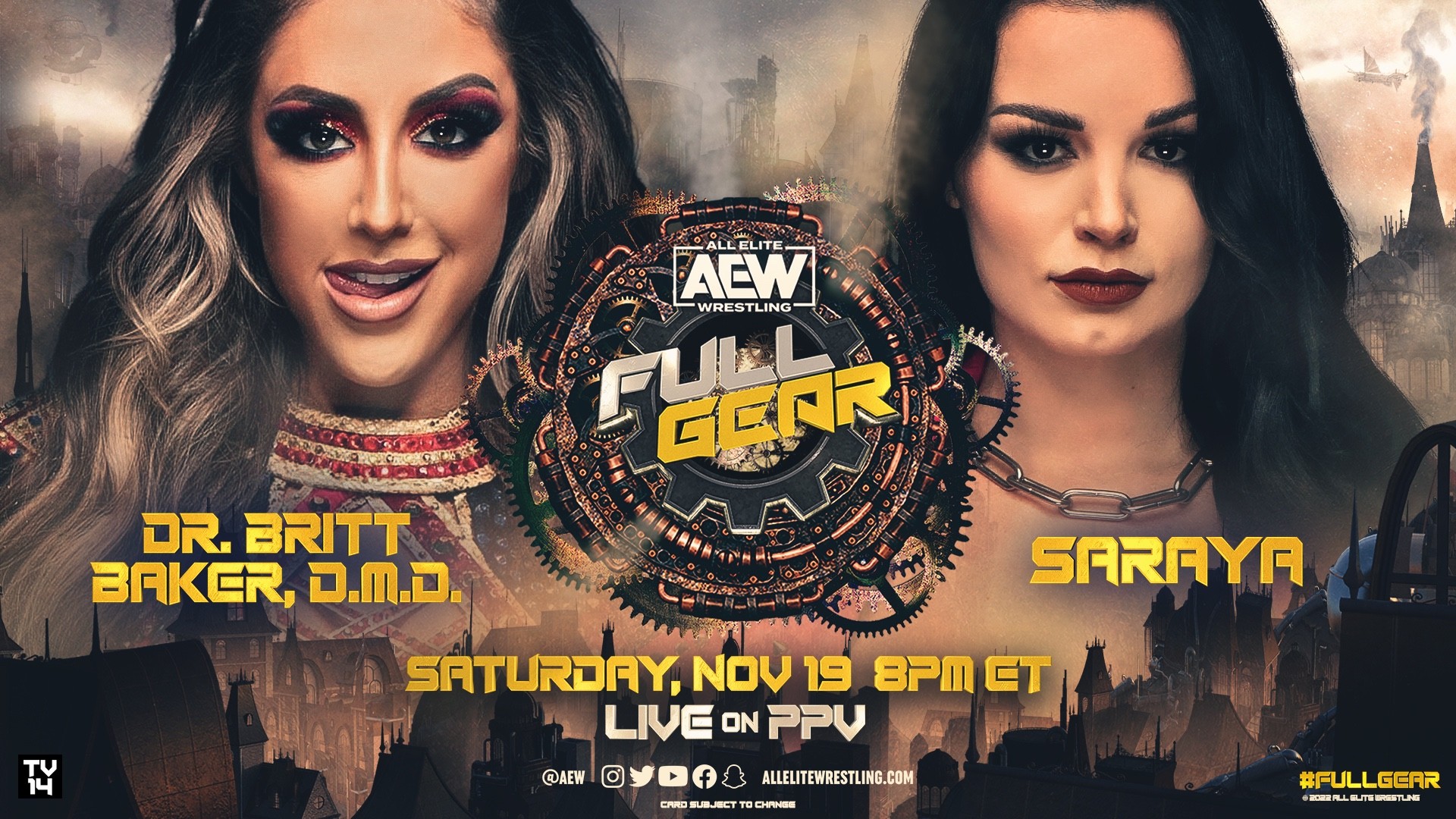 Card completo: AEW Full Gear 2022 | WrestleBR