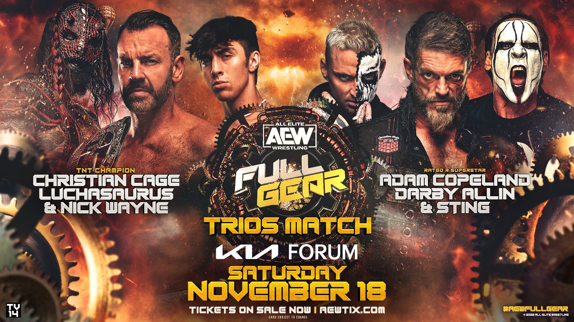 AEW Full Gear 2023: onde assistir ao vivo, horário, data e card | WrestleBR